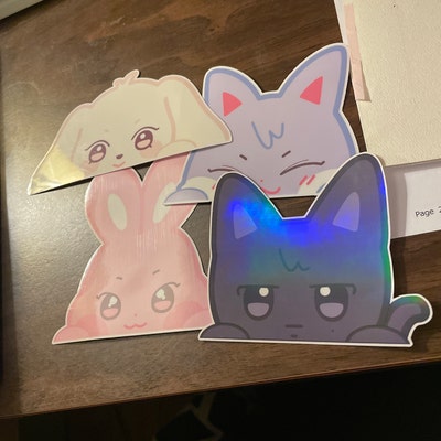 Ateez Aniteez Peeker Car Decals Ateez Stickers Aniteez Decal Ateez Car ...