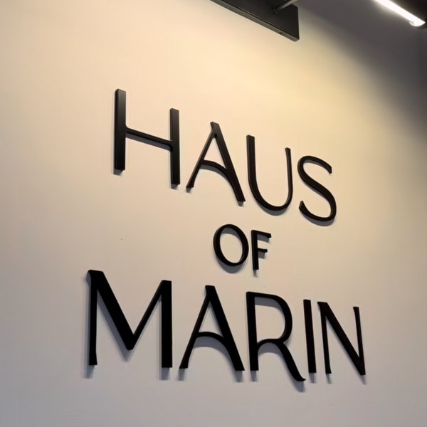 Custom Acrylic & Metal Logo Sign for Professional Office Lobby ...