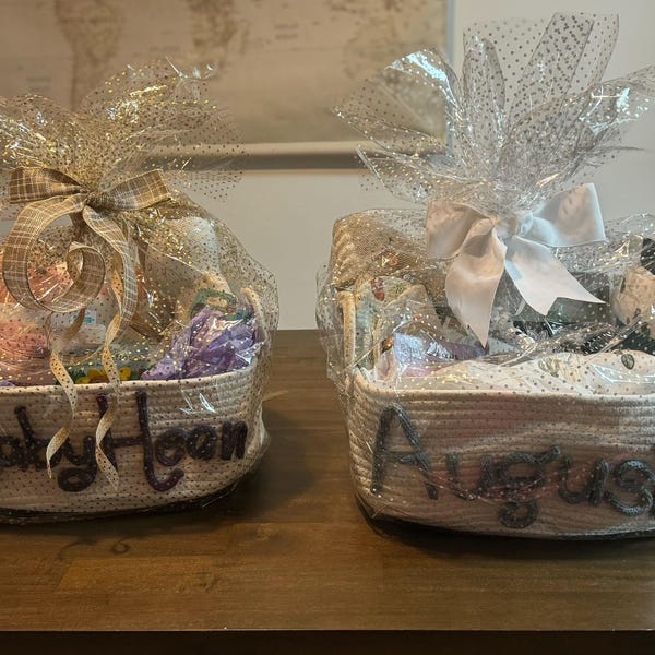 Merry Christmas Basket, Ho Hoho Basket, Holiday Gift Basket, Baby ...