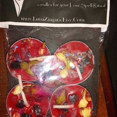 Love Spell Tea Lights... Herbal Infused Tea Lights, Love Spell Candles ...