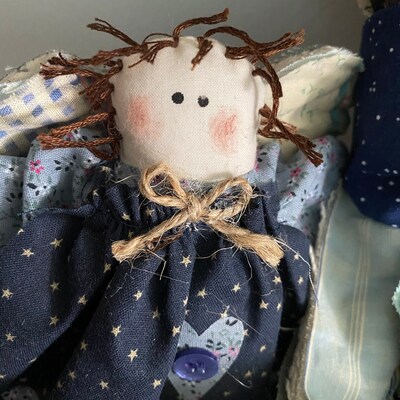 Handmade Raggedy Ann Doll Andy Doll Baby Doll Country Rag - Etsy