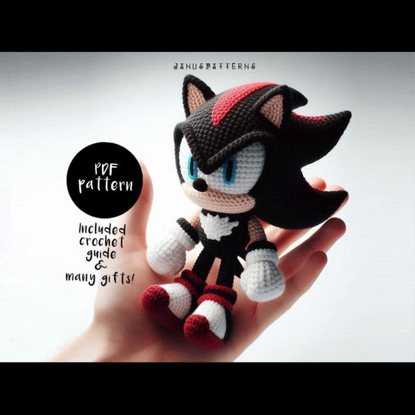 Crochet Pattern Sonic Amigurumi Bundle, Crochet Doll Pattern, Crochet ...