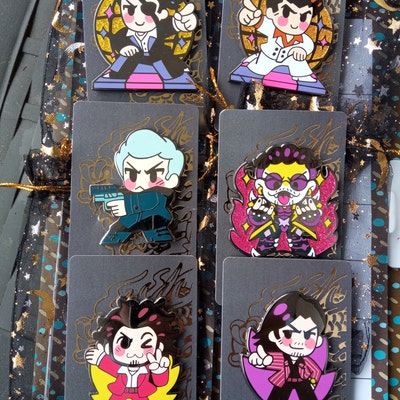 Yakuza Enamel Pins: Kiryu Majima Nishiki Haruka & Saejima - Etsy