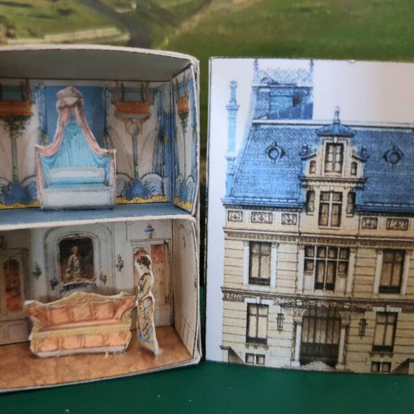 VICTORIAN Matchbox Dollhouse Miniature Kit #1 – Vintage Miniature Doll ...