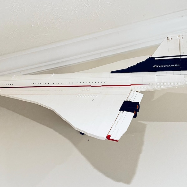 Angled Wall Mount for Lego Icons Concorde 10318 | Durable | Easy ...