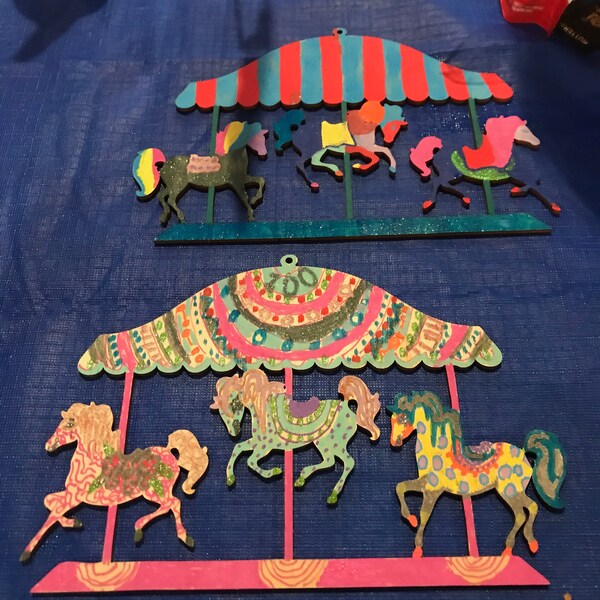 Carousel Shape - Laser Cut Unfinished Wood Cutout Shapes - Always Check ...