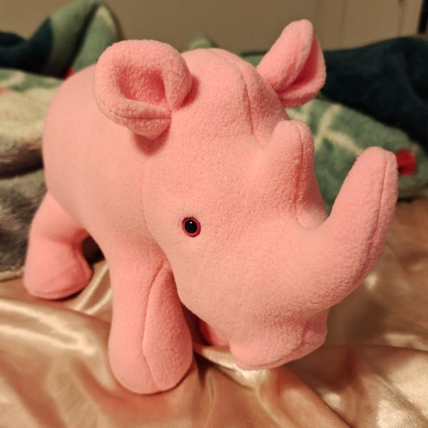 Pink T Rex Plush Toy - Etsy