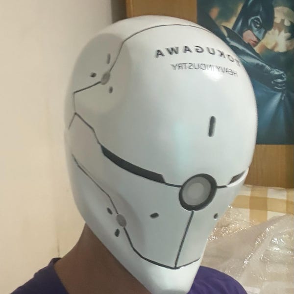 Custom Metal Gear Solid Gray Fox Helmet Mask Halloween Costume Cosplay ...