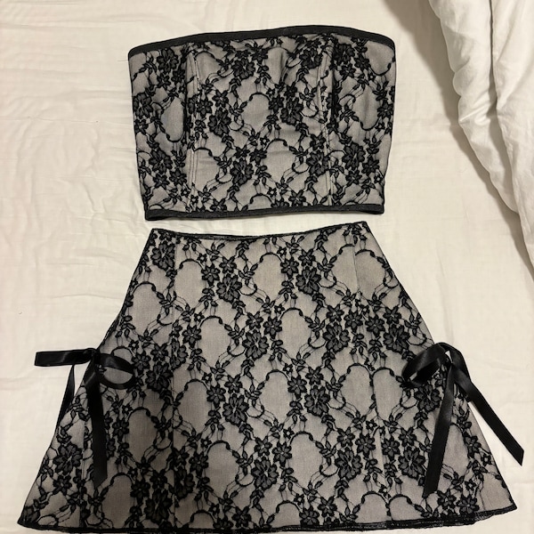 Strapless Corset / Bustier Top PDF Sewing Pattern | 3 Length Options ...