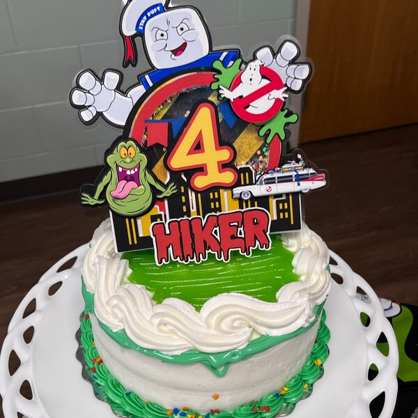 Ghost Busters Inspired Cake Topper - Etsy