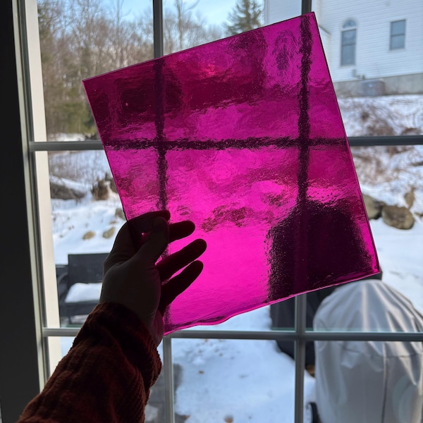 90 COE "brown Transparents" Bullseye Glass Sheets. *choice of 4 Colors ...