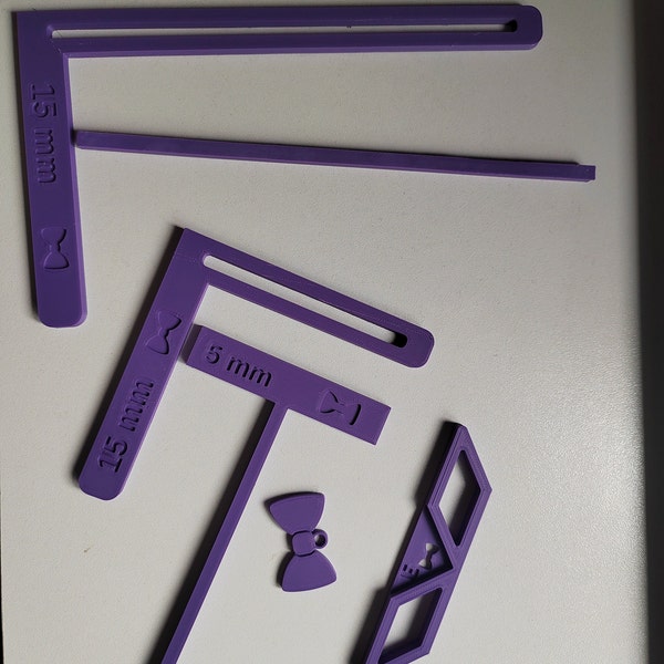 Set of Personalizable Tools for Book Binding and Cover Making Miter Tool Album Notebook Binding ...