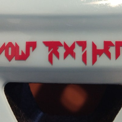Personalized Bike Helmet Decals Decals for Helmet MTB Helmet Decals ...