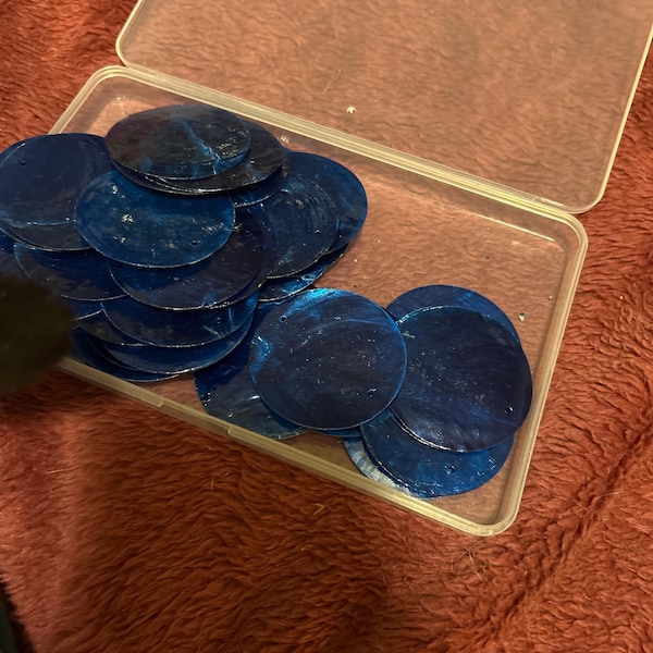 30 Round Capiz Shells 2" (5cm) With 2 Holes in Various Colors, DIY ...