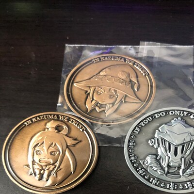 Koinosuba IOU Tokens Aqua - Etsy