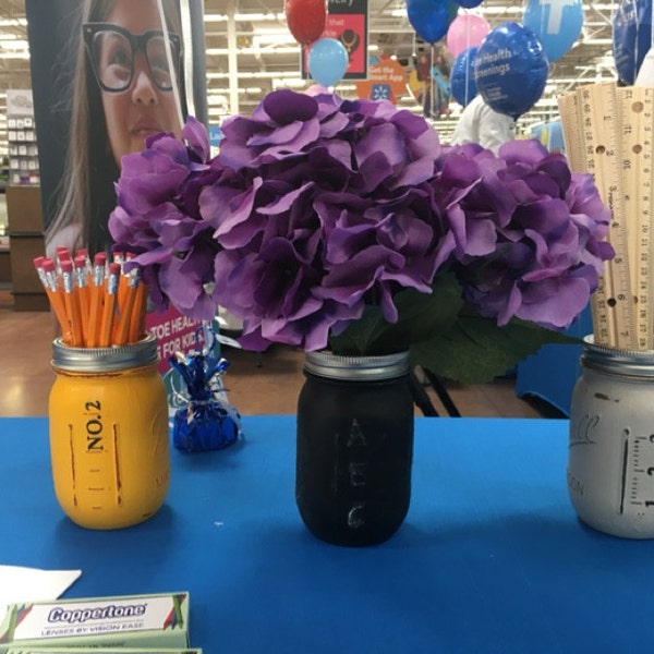 Back to School Teacher Gift Mason Jars - Etsy