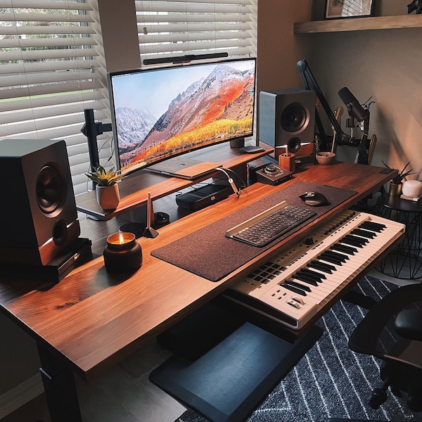 CUSTOM Height Keyboard Tray, Studio Desk Tray , Gaming Keyboard Tray ...