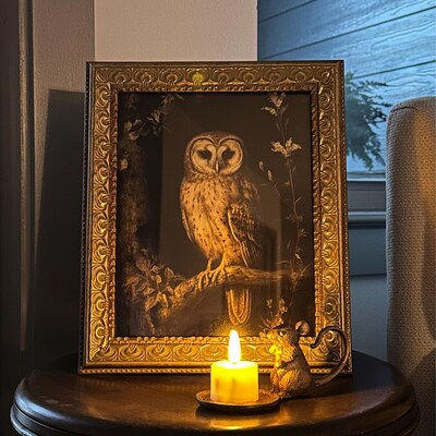 Antique Portrait Woman Reading, Vintage Bedroom Wall Decor, Elegant ...