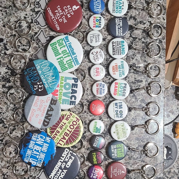 Colorguard Buttons / Marching Band / Set of 12 Colorguard 1" or 1.25 ...