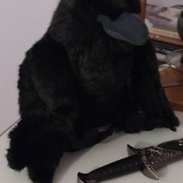 ESSA Raven Crow Emotional Support Plush Stuffed Animal Personalized ...