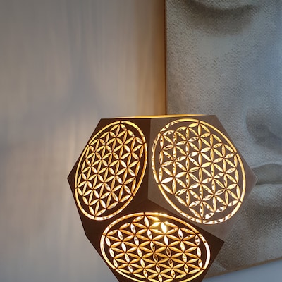 Made to Order : Mandala Powerful Sacred Geometry Lamp - Etsy