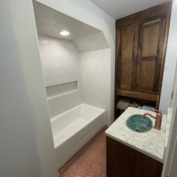 Tile Sheets of US Copper Pennies. Penny Floor and Backsplash Tiles (12 ...