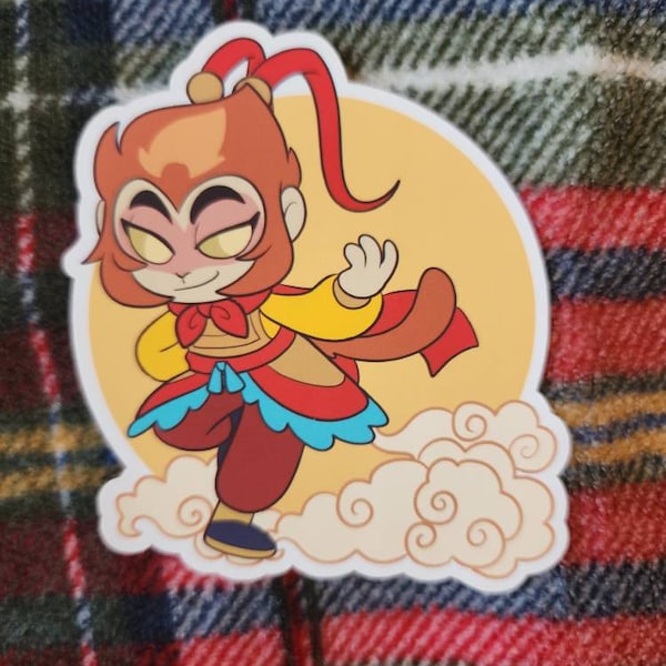 LMK Wukong and Macaque 3 Inch Tall Matted Sticker - Etsy