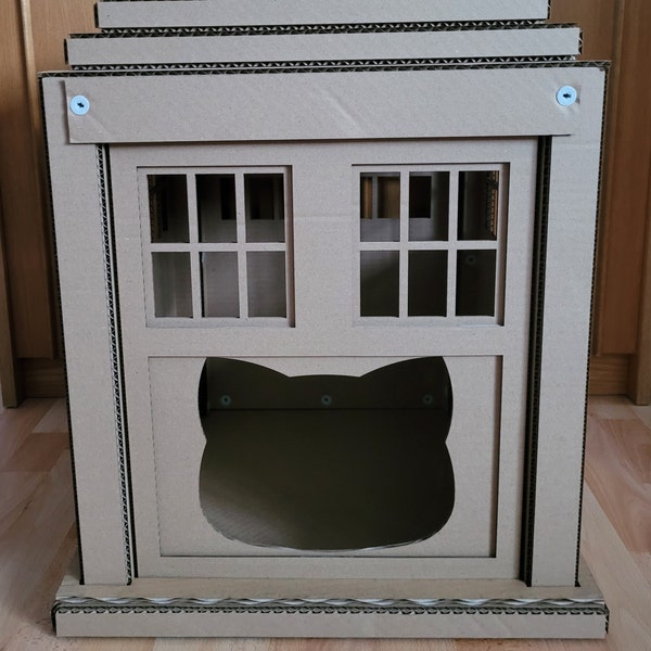 Tank Cardboard Cat House - Etsy