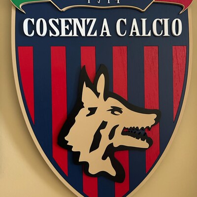 Real Madrid CF Football Club Logo 3D Wooden Sign, Medallion Sports Sign ...