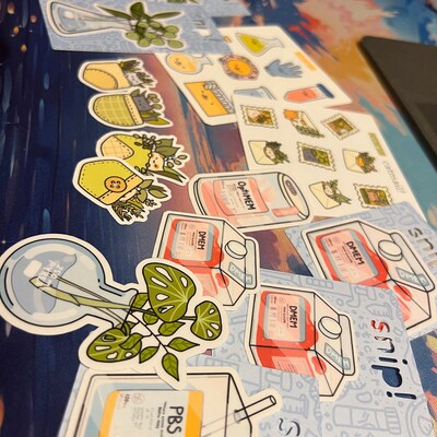 Science Lab Sticker Sheet Paper Stickers for Journal - Etsy
