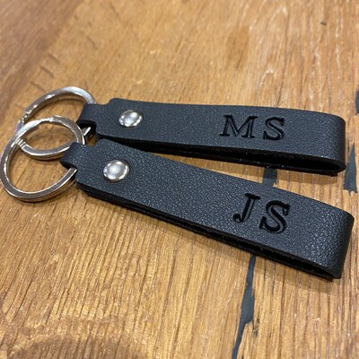 PERSONALISED LEATHER Keyring....free Delivery - Etsy UK