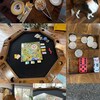 Spinning Center Board Game Table and Poker Table | Game Table With Top ...