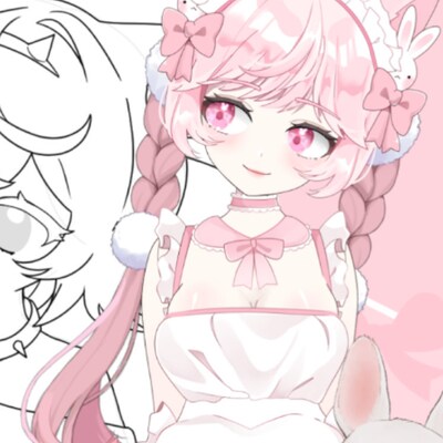 Vtuber Asset Rigged Sweetheart Apron - Etsy