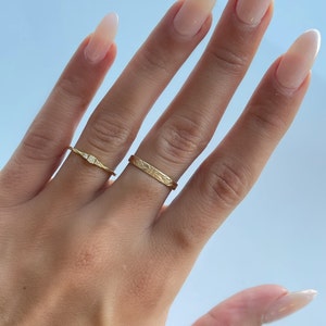 Diamond Promise Ring, 14K Gold Trio Diamond Ring, Three Stone ...