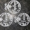 Custom Christmas Baubles With Name, CHRISTMAS Gift Tags, Christmas ...