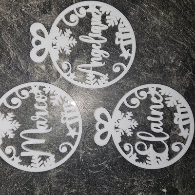 Custom Christmas Baubles With Name, CHRISTMAS Gift Tags, Christmas ...