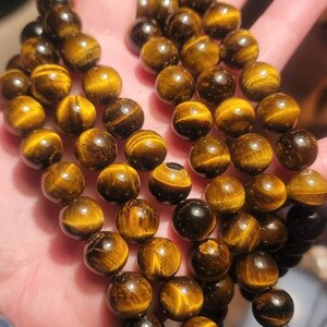 Natural 10mm Yellow Jade Matte Round Beads Genuine Gemstone - Etsy