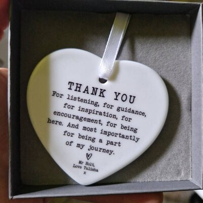 Thank You Keepsake KS16 Personalised Thank You Gift to Say Thank You ...