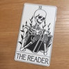 The Reader Skeleton Tarot Card Bookmark | Bookmark | Birthday Gift ...