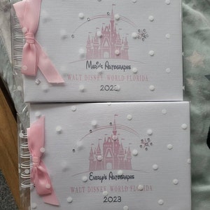 Personalised DISNEY AUTOGRAPH BOOK princess Memory Signature - Etsy