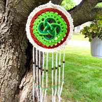 Celtic Garland Christmas Garland Crochet Garland Crochet - Etsy Canada