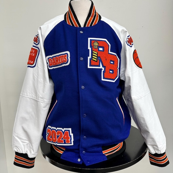 Embroidered Sports & Academic Inserts | Custom Letterman Jacket Patch ...