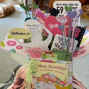 Custom Explosion Box Card Personalized Handmade Custom | Etsy