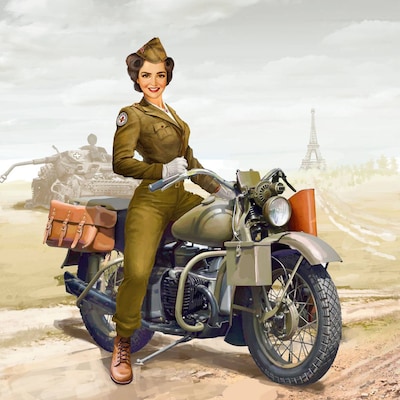 Personalized Portrait Classic Pin up Art Poster Realistic Style ...