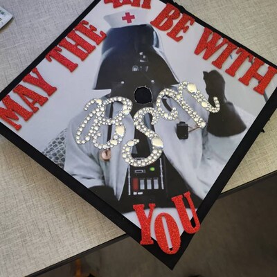 Grad Cap Topper God Favored Me , Graduation Cap Decorations by Tassel ...