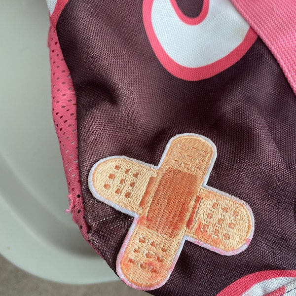 Plaster Iron on Patch Kids First Aid Band Aid Bandage Applique Crafts ...