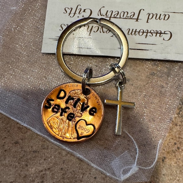 Personalized Hand-stamped Family Reunion Penny Keychain Keepsake ...