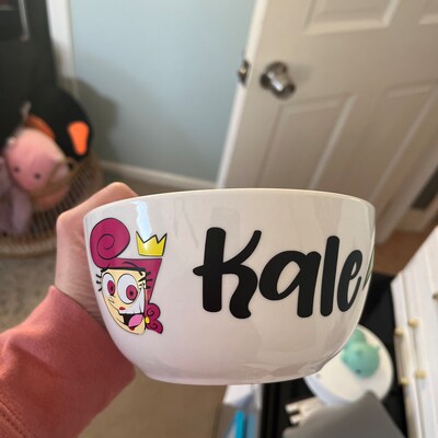Make Your Own Custom Bowl Logo Personalized Bowl Ice Cream Bowl Cereal ...