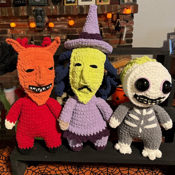 Terrifying Teddy Crochet Pattern - Etsy