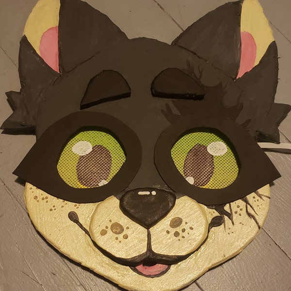 Scarred Tabby Cat Mask for Therian or Furry - Etsy